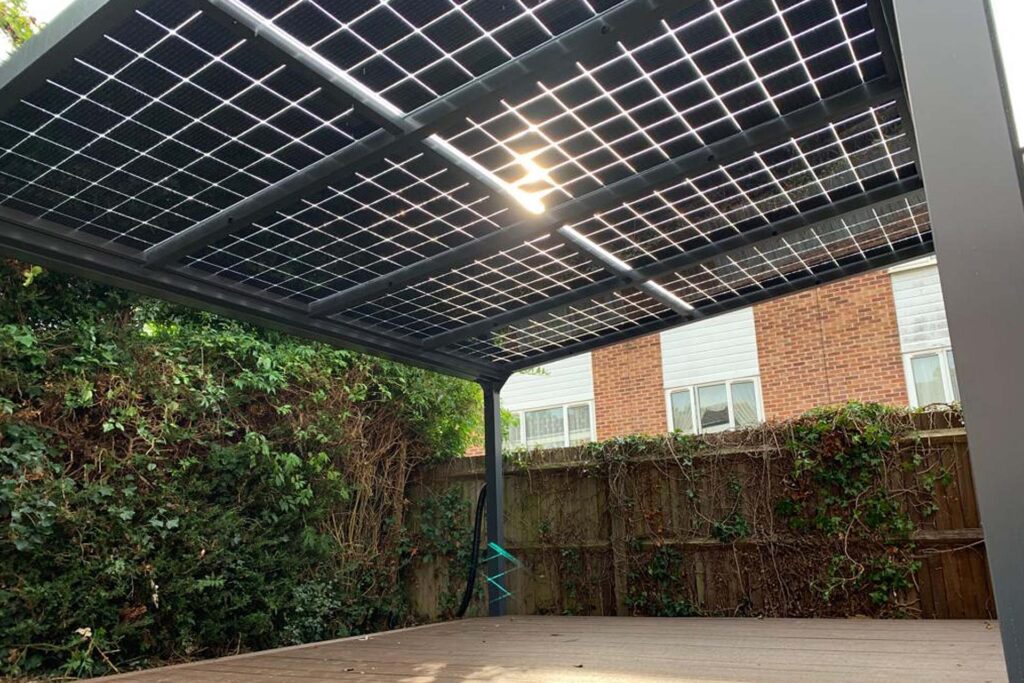 Harrow Council’s First semi-transparent Solar Canopy | NewFrame | Solar ...