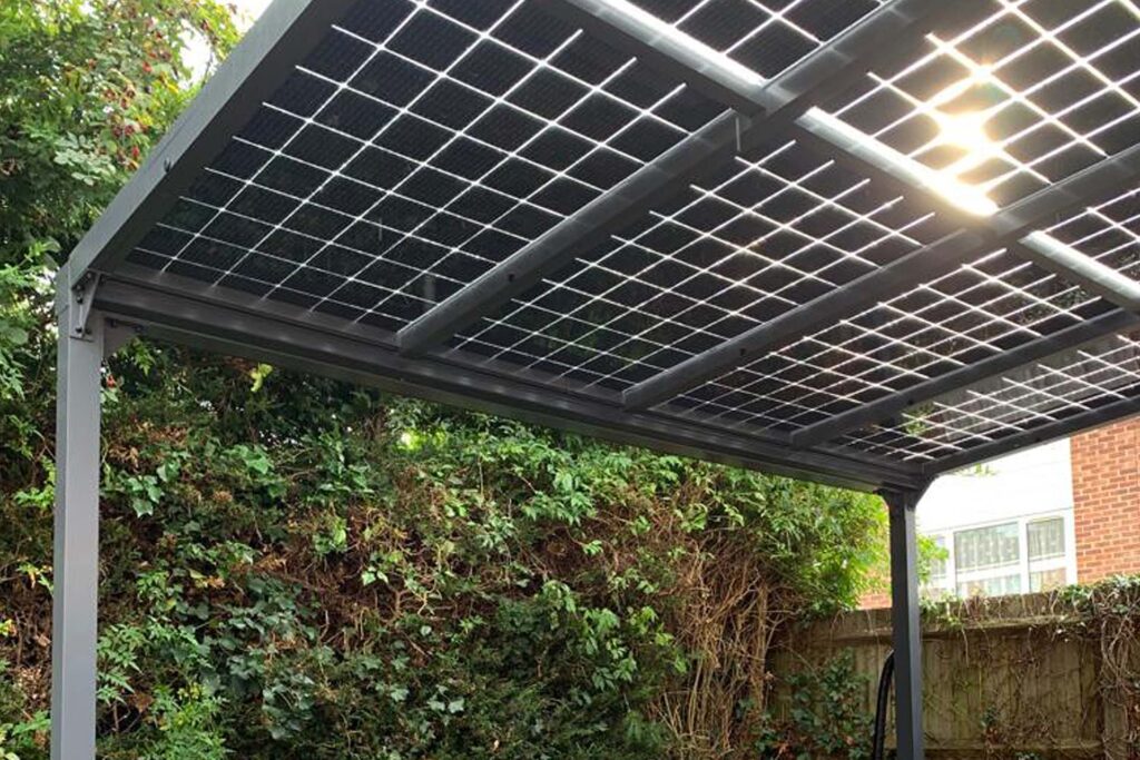 Harrow Council’s First semi-transparent Solar Canopy | NewFrame | Solar ...